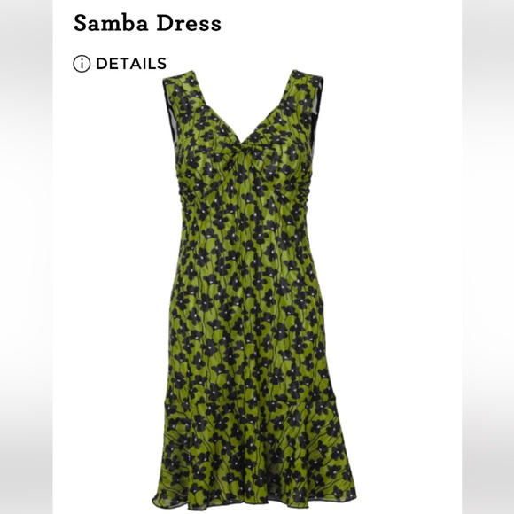 CAbi | Dresses | Cabi Samba Mini Dress Reversible Greenblack Or ...